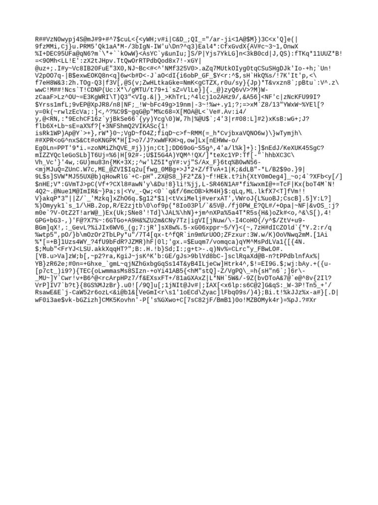 Encrypted Data String Analysis | PDF