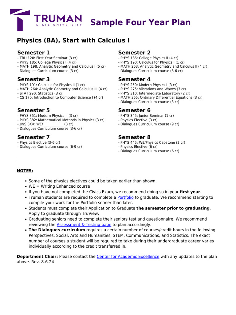 Physics Ba Start With Calculus i | PDF | Mathematics | Course Credit