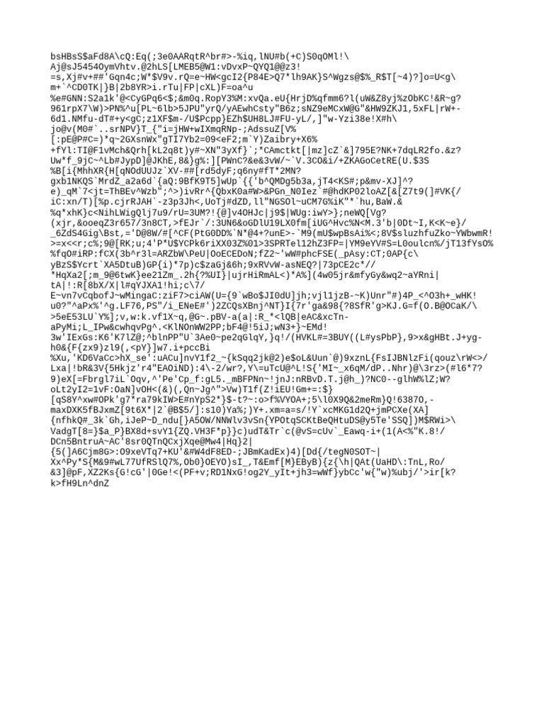 Encrypted Data String Analysis | PDF