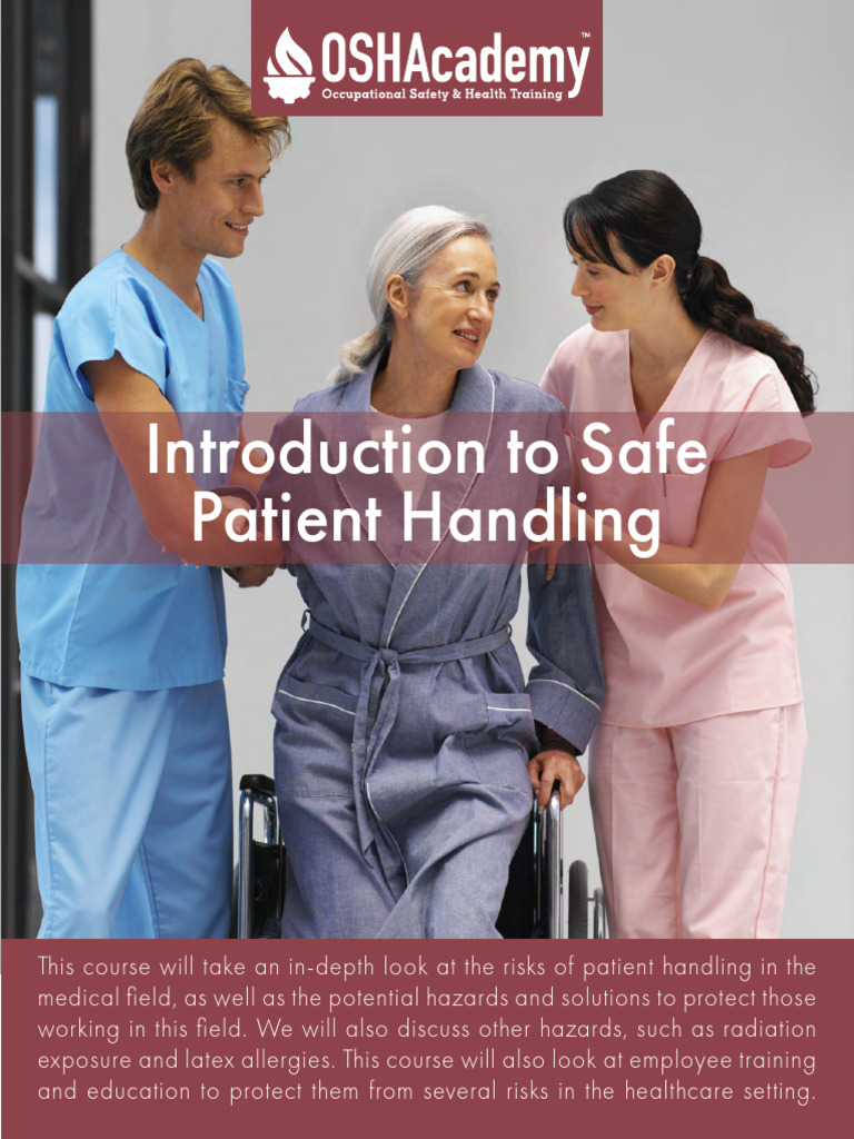 772studyguide_safe Patient Handling | PDF | Allergy | Occupational ...