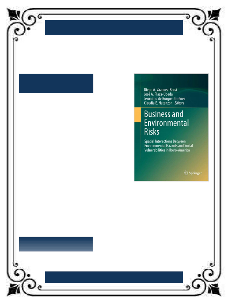 Business and Environmental Risks Spatial Interactions Between ...