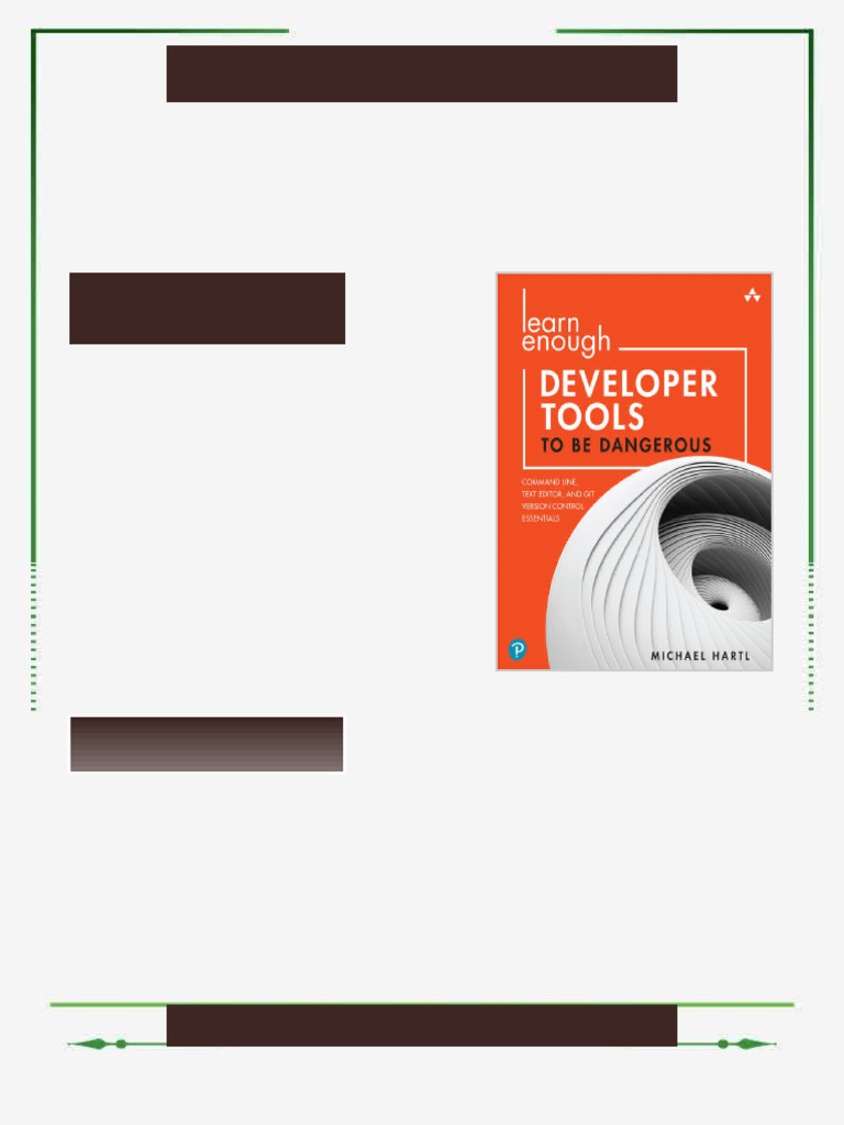 Learn Enough Developer Tools to Be Dangerous Command Line Text Editor ...