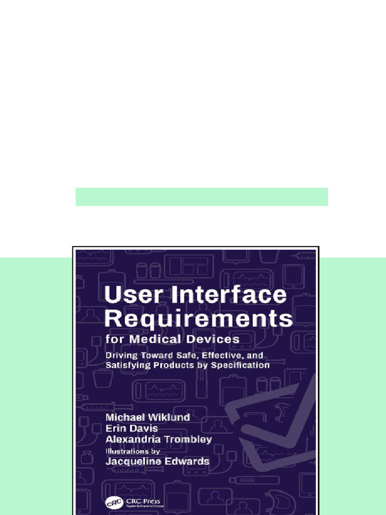 (Ebook) User Interface Requirements for Medical Devices: Driving Toward ...