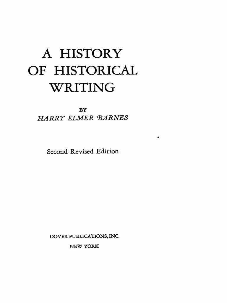 2015.184838.a History of Historical Writing | PDF