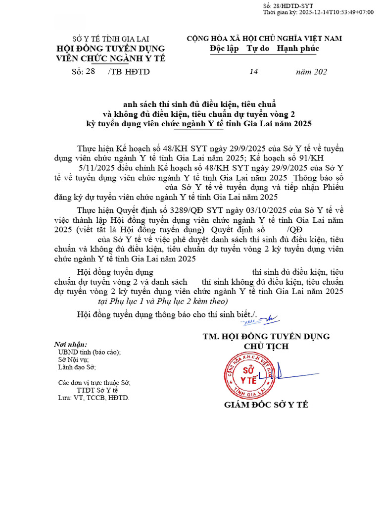 1tb HDTD Thong Bao Danh Sach Du Va Khong Du Dieu Kien Tieu Chuan Du ...