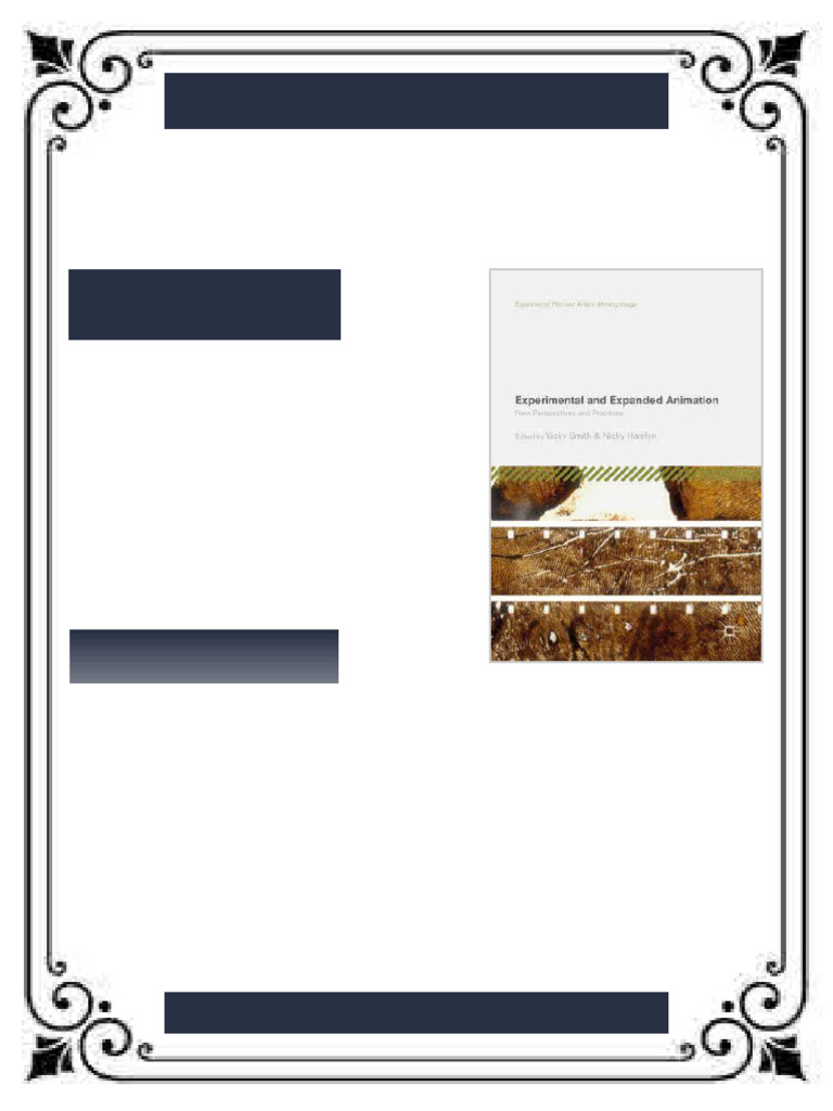 Experimental and Expanded Animation: New Perspectives and Practices ...