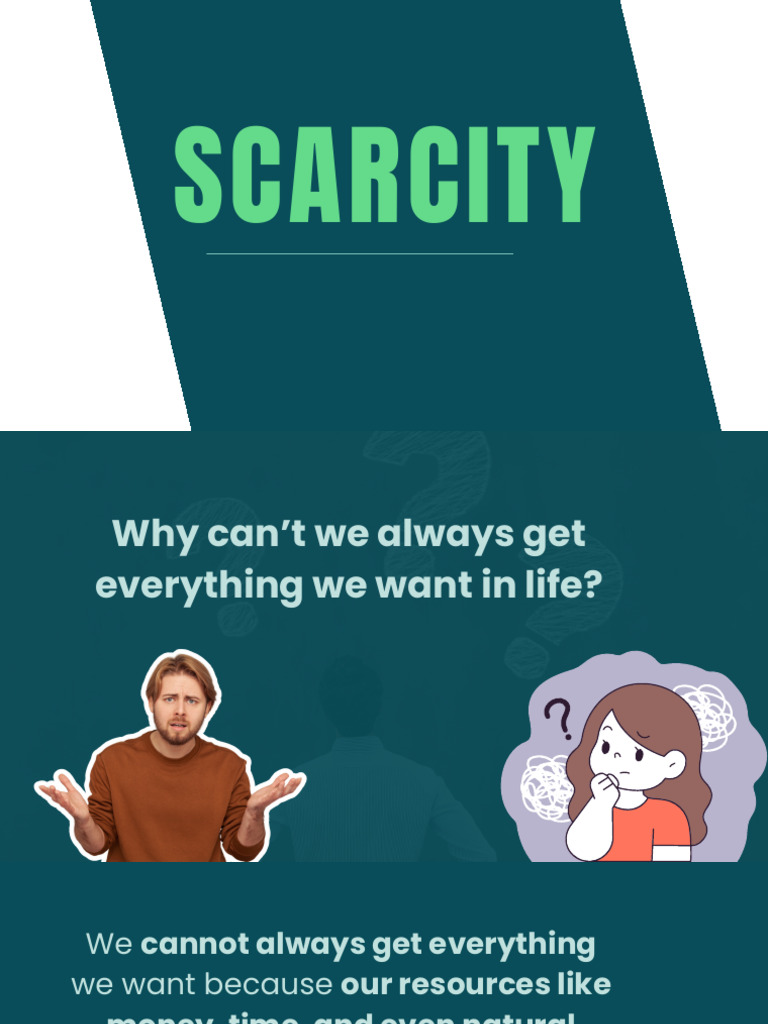 Understanding Scarcity and Resources | PDF