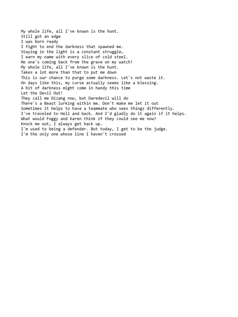 Voice Lines | PDF