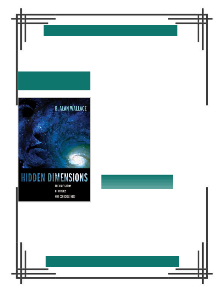 Hidden Dimensions The Unification of Physics and Consciousness 1st ...