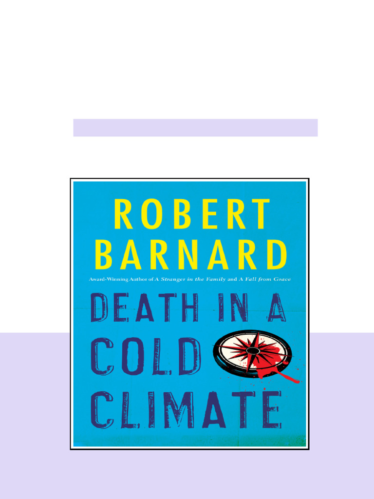 Death In A Cold Climate Robert Barnard updated 2025 | PDF