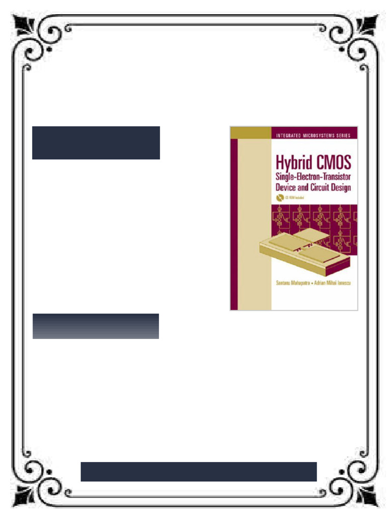 Hybrid CMOS Single Electron Transistor Device And Circuit Design First ...