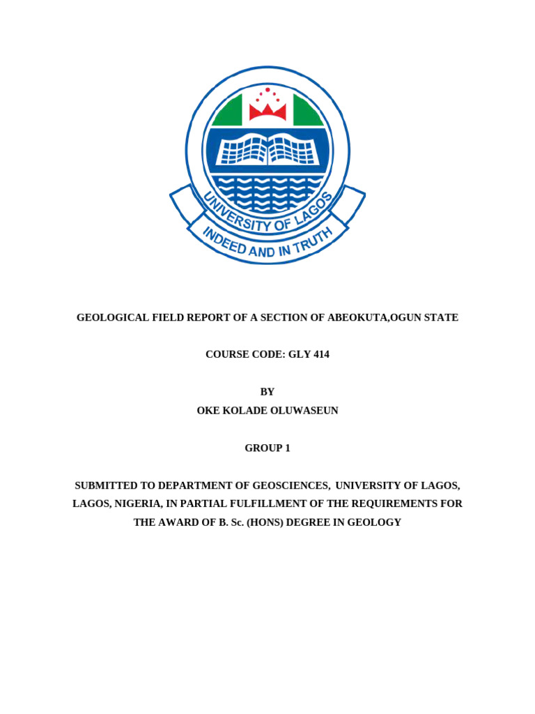 GEOLOGICAL_FIELD_REPORT_OF_A_SECTION_OF | PDF | Granite | Rock (Geology)