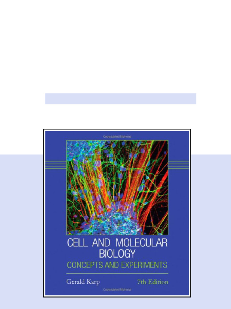 (Ebook) Cell and Molecular Biology: Concepts and Experiments by Gerald ...