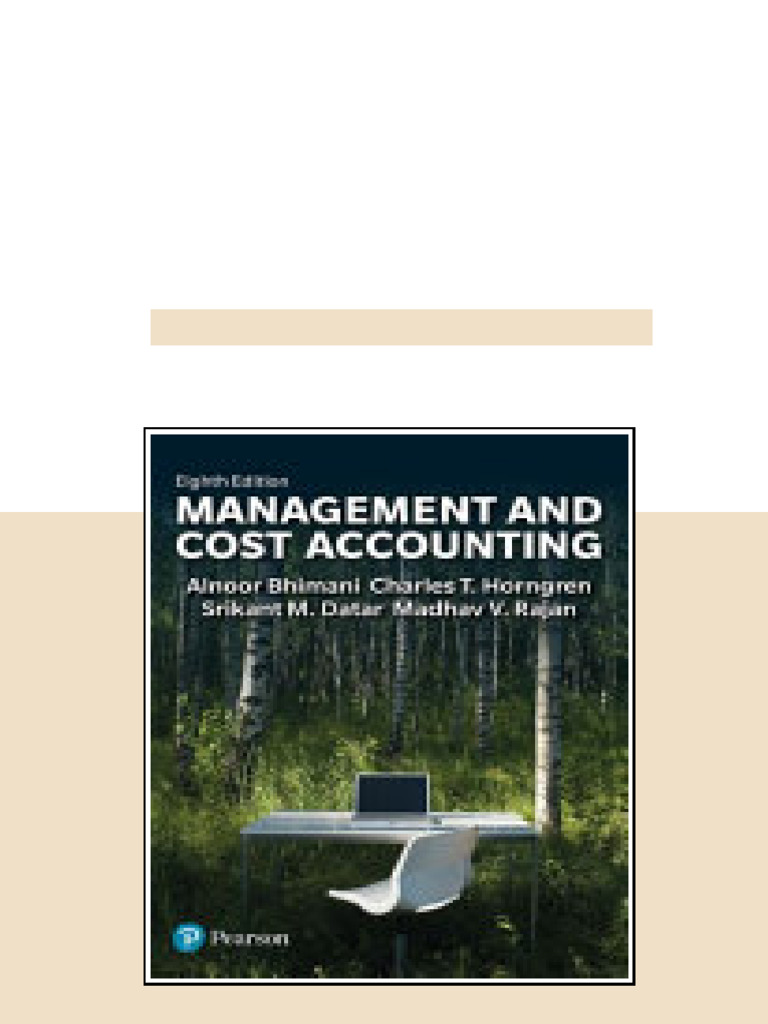 (Ebook) Management and Cost Accounting, 8th Edition by Alnoor Bhimani ...