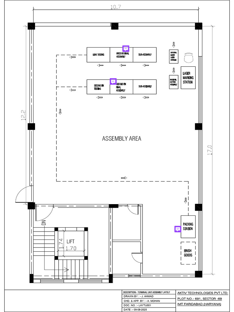 Terminal Unit Assembly Layout -Sa Comments | PDF