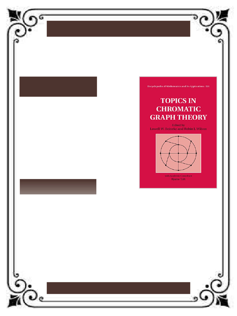 Topics in Chromatic Graph Theory 1st Edition Lowell W. Beineke ebook ...