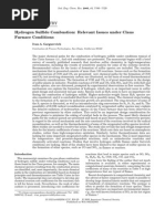 Claus Process | PDF | Process Engineering | Chemistry