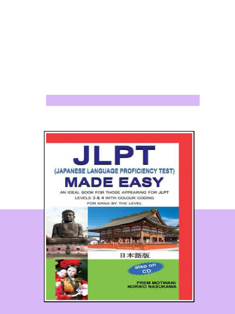Jlpt Japanese Language Proficiency Test Made Easy Paperback Prem ...