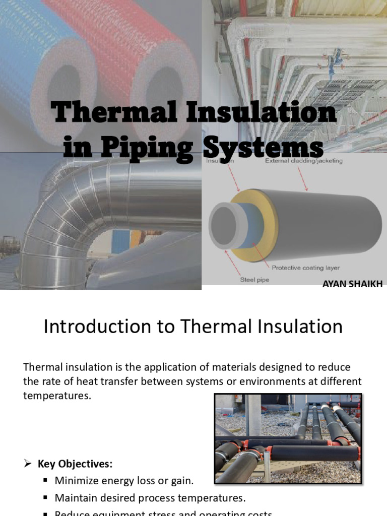 Thermal Insulation in Piping System | PDF | Thermal Insulation | Heat ...