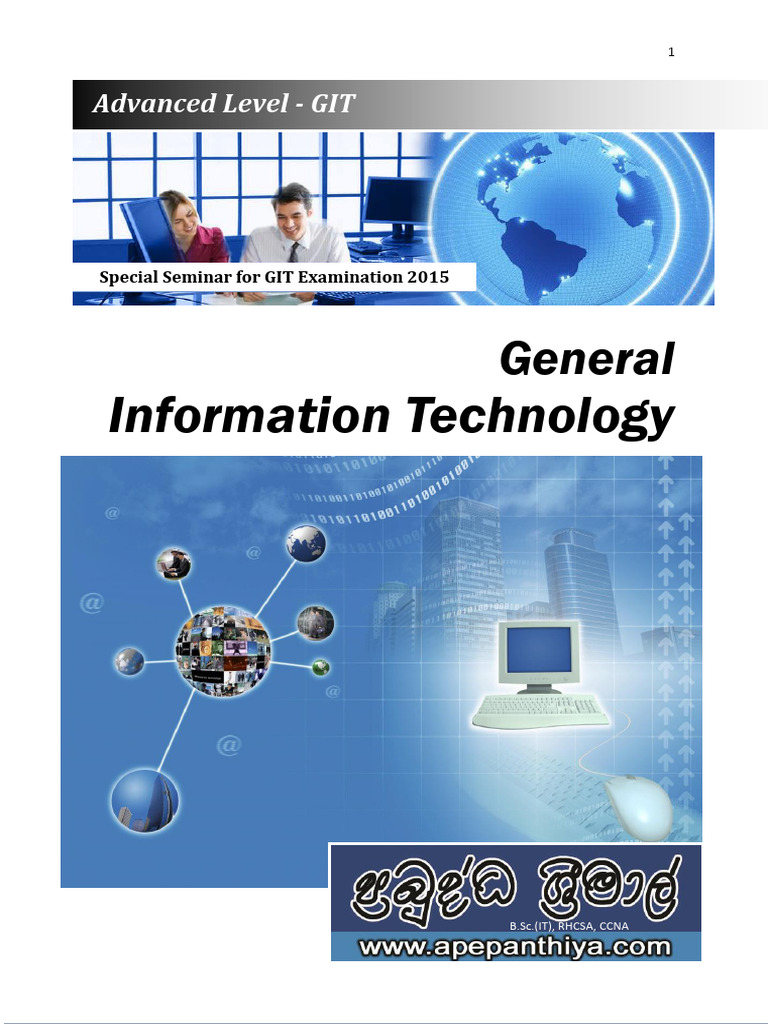 GIT Seminar II: Computer Basics Overview | PDF | Computer Data Storage ...