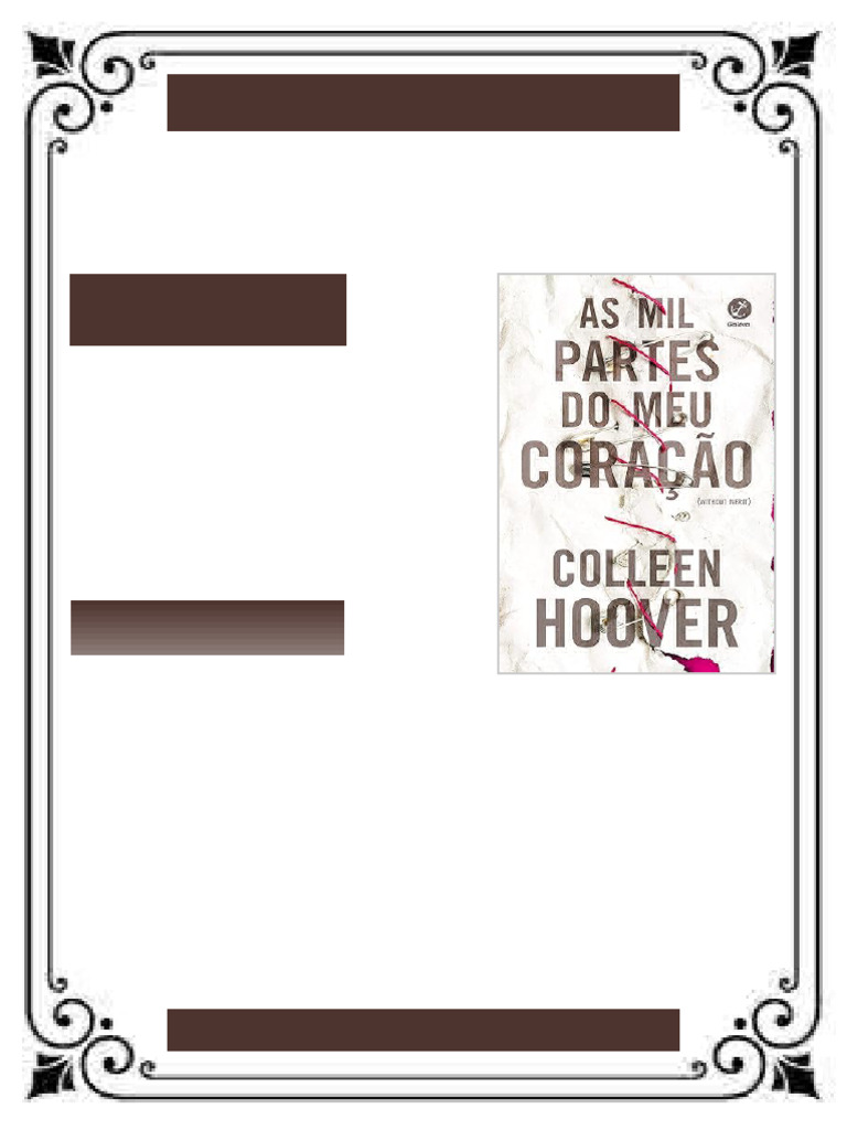 As Mil Partes do Meu Coração 1st Edition Colleen Hoover ebook easy open ...