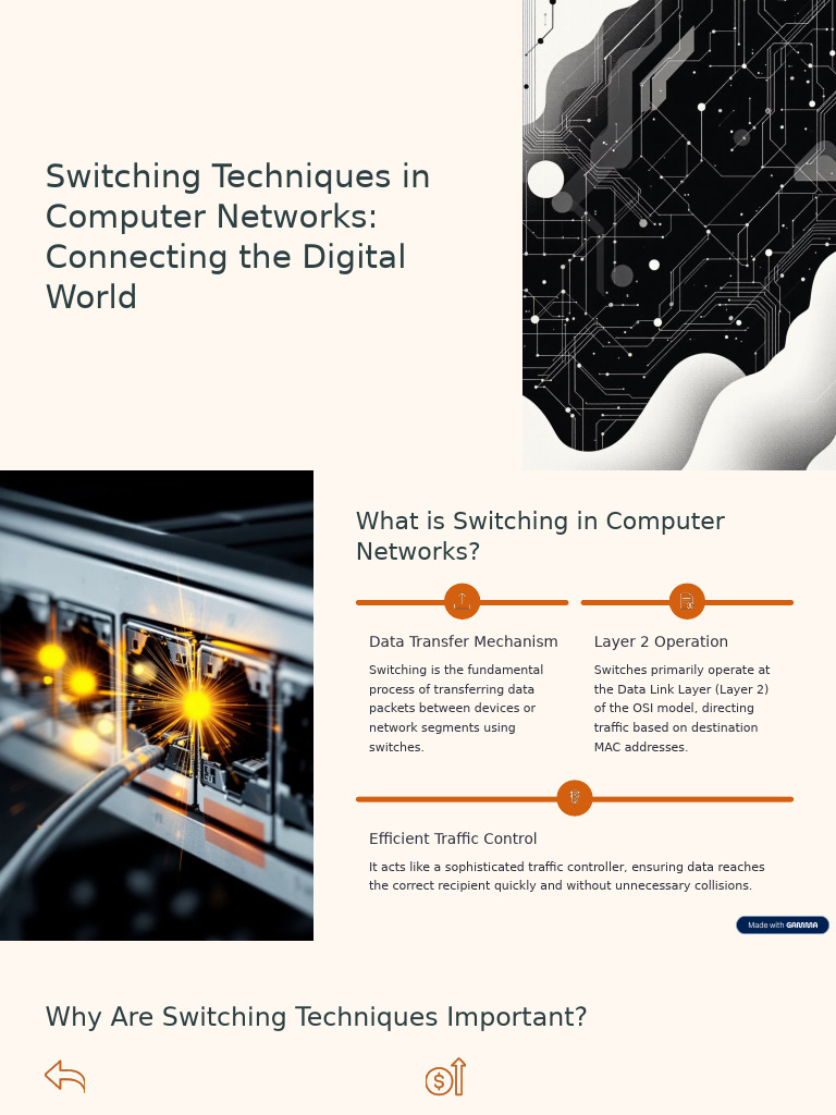 Switching Techniques in Networks Explained | PDF | Computer Network ...