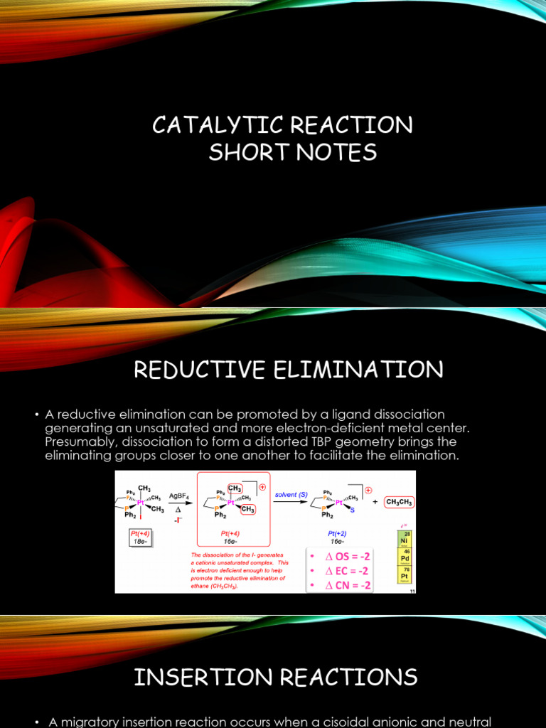 Catalytic Reactions | PDF