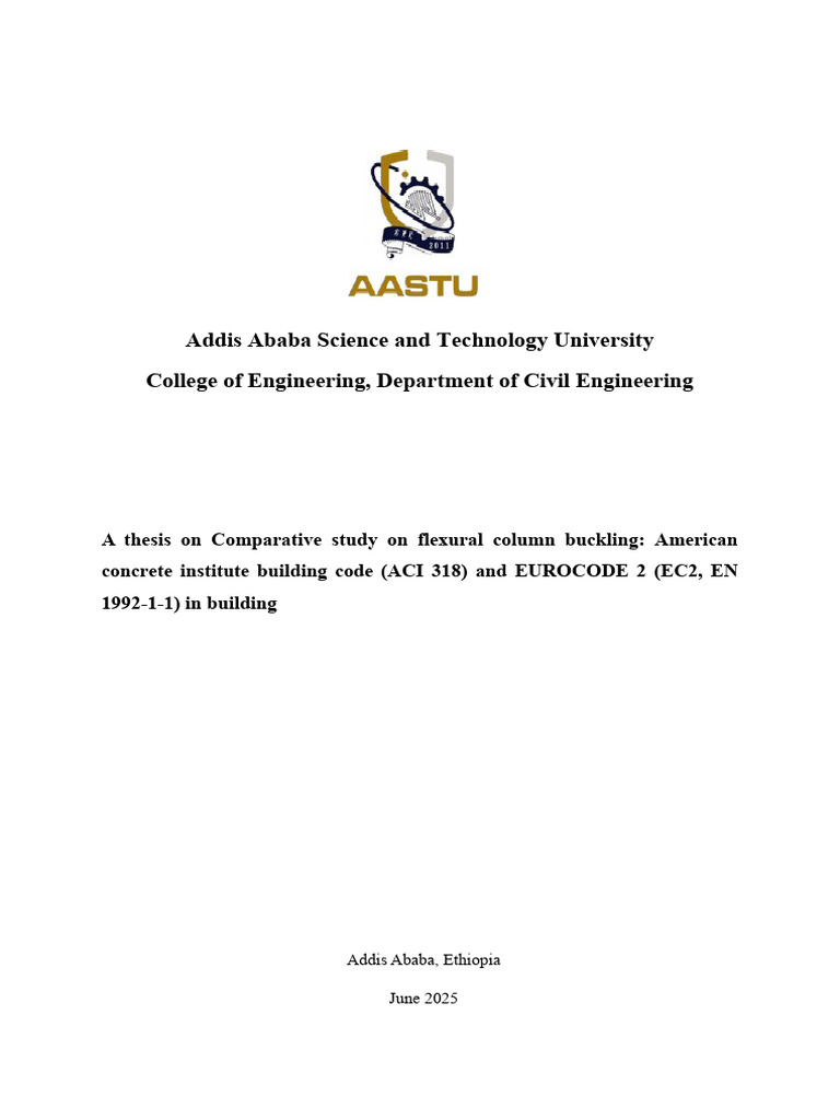 Final Year Project Paper | PDF | Buckling | Strength Of Materials