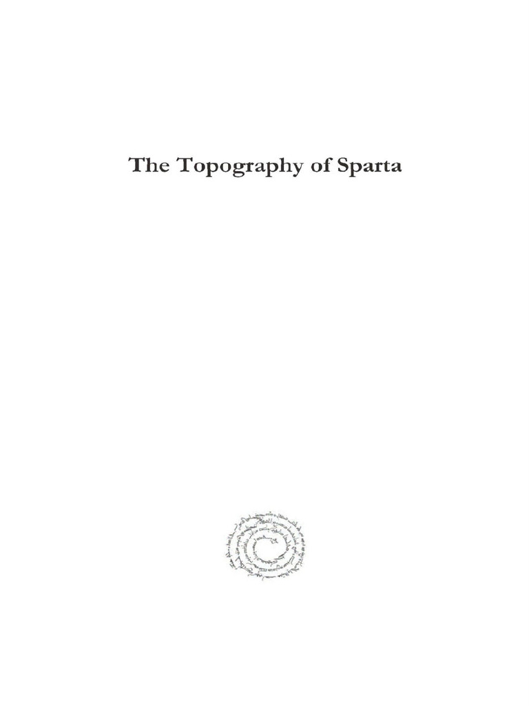 Gorgias - The Topography of Sparta - Crosby | PDF | Sparta | Apollo