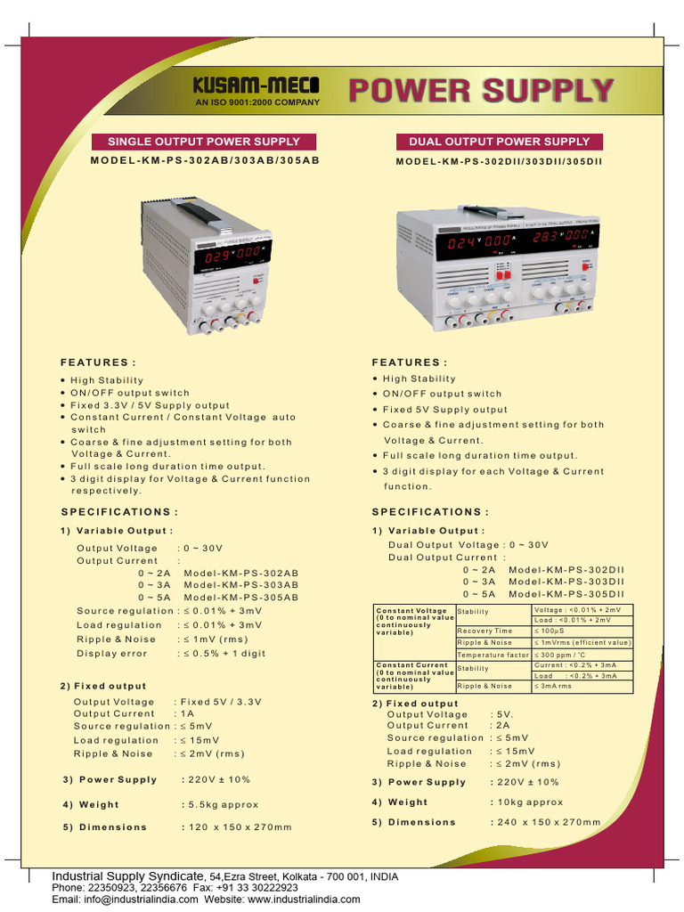 DC Voltage Power Supply Regulated | PDF | Power Supply | Electromagnetism
