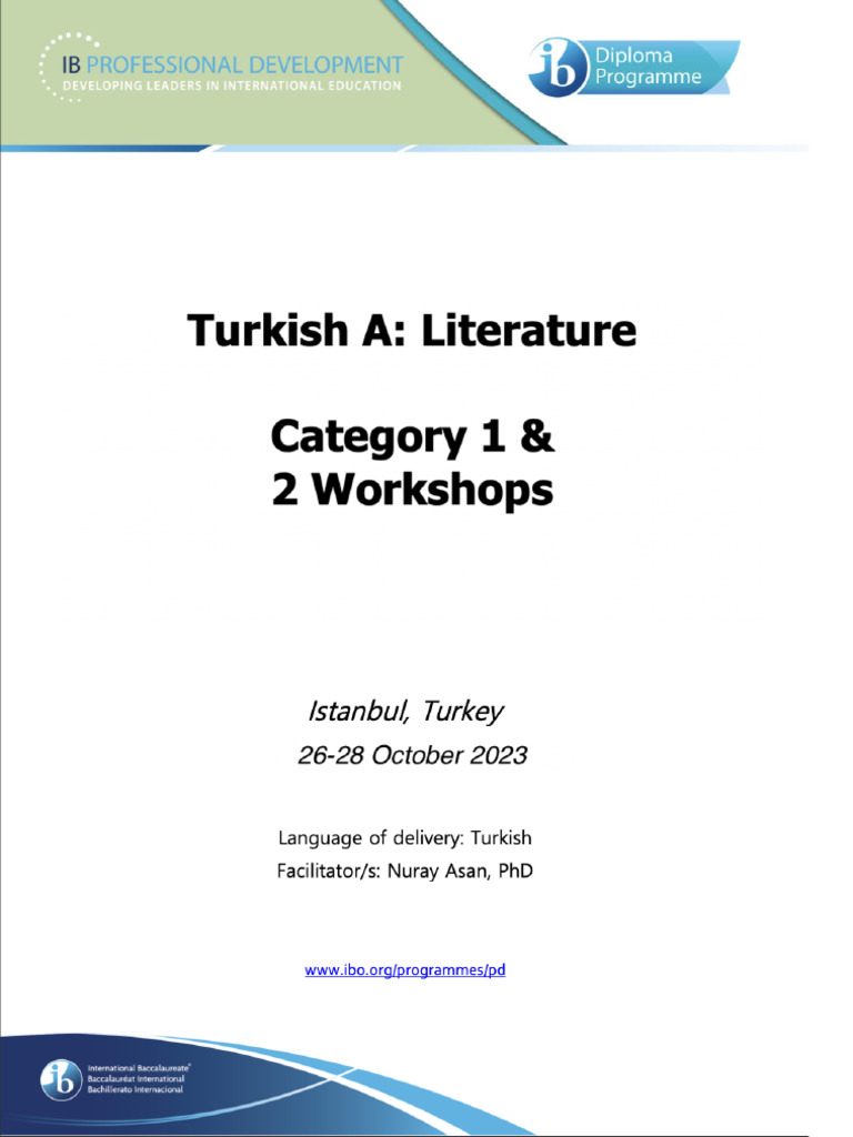 Türkçe A Çalışma Kitabı Ekim 2023 YENİ | PDF