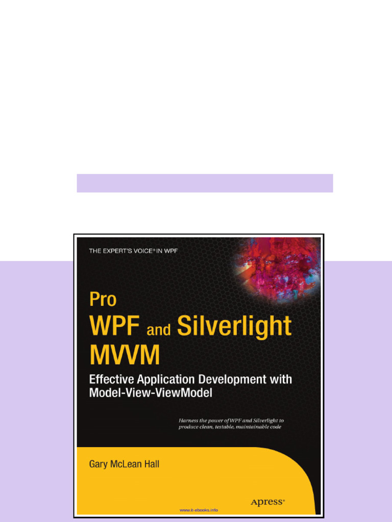 (Ebook) Pro WPF and Silverlight MVVM: Effective Application Development ...