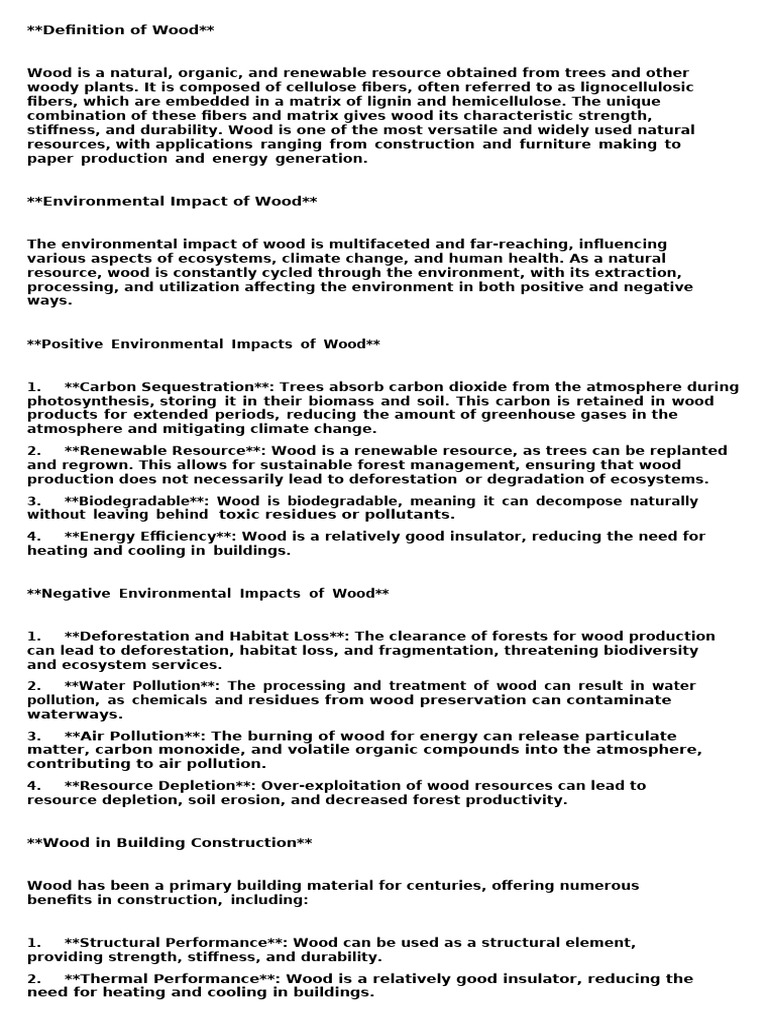 Definition of Wood493 | PDF | Wood | Renewable Resources