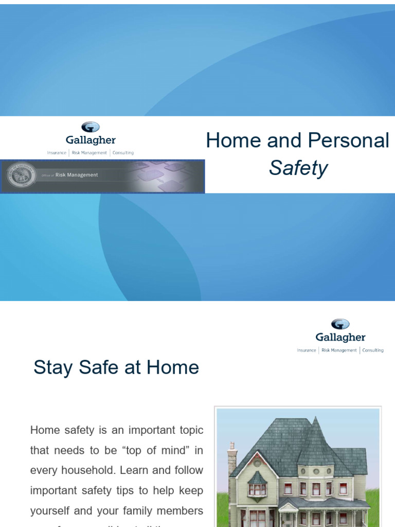 Home and Personal Safety Tips | PDF | Refrigerator