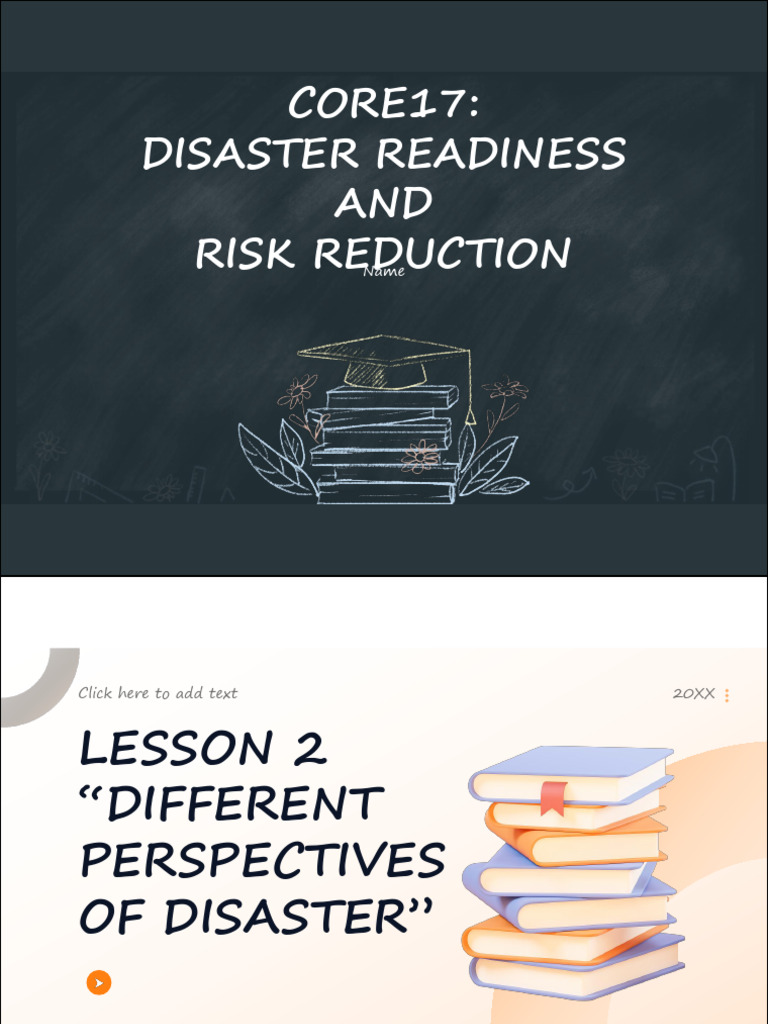 Lesson 2 Different Perspectives of Disaster | PDF | Natural Disasters ...