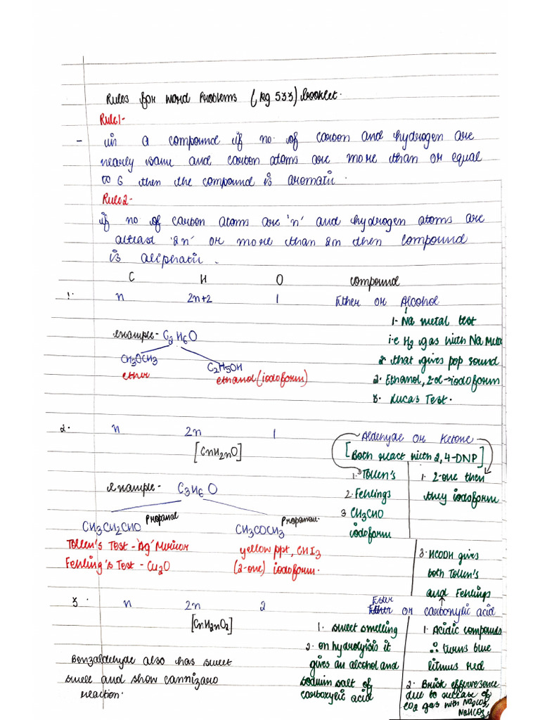 Rules for Word Problems | PDF