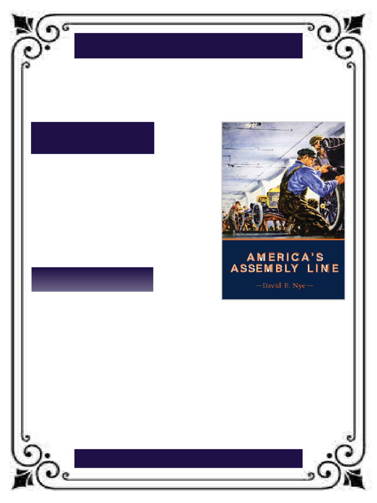 America s Assembly Line 1st Edition David E. Nye ebook enhanced ...