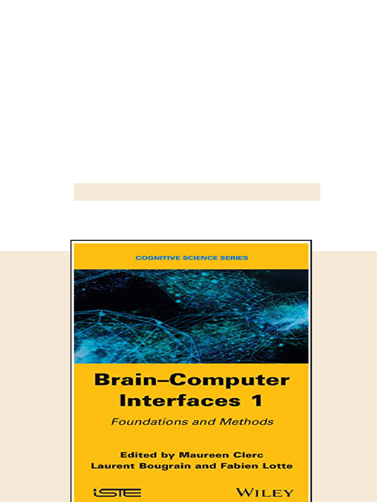 (Ebook) Brain-Computer Interfaces 1: Foundations and methods by Maureen ...