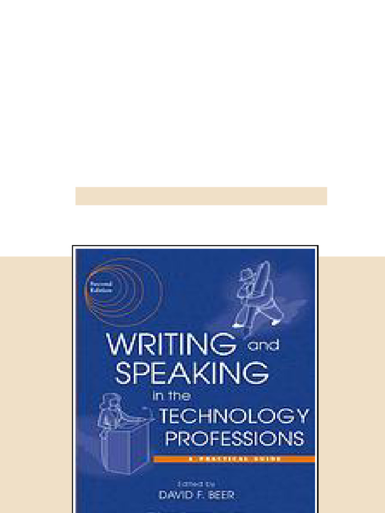 (Ebook) Writing and speaking in the technology professions: a practical ...