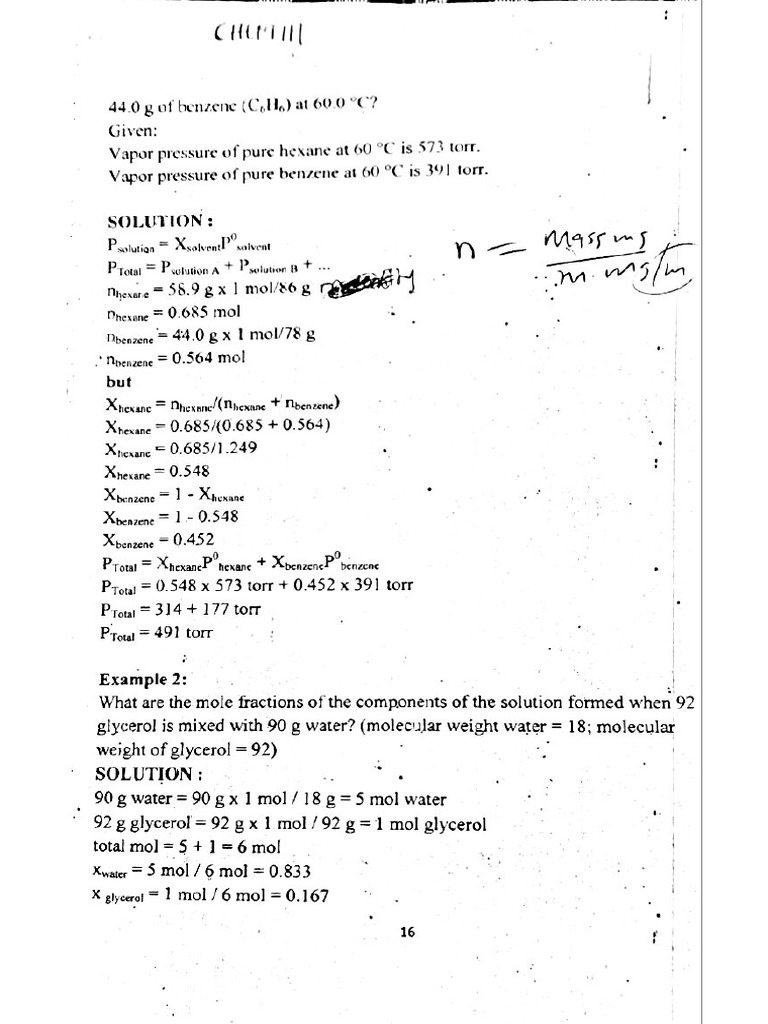 Chem 111 Calculation | PDF