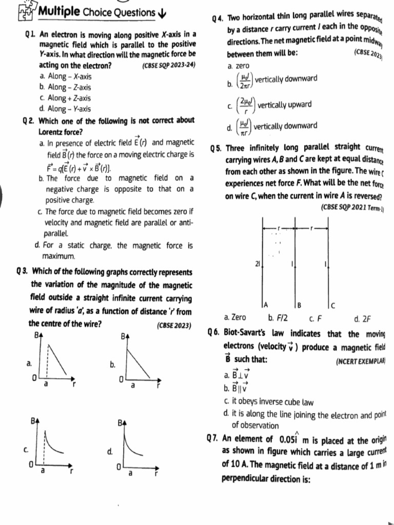 +2 Phy Unit 3 (CH 1) Obj Boards | PDF