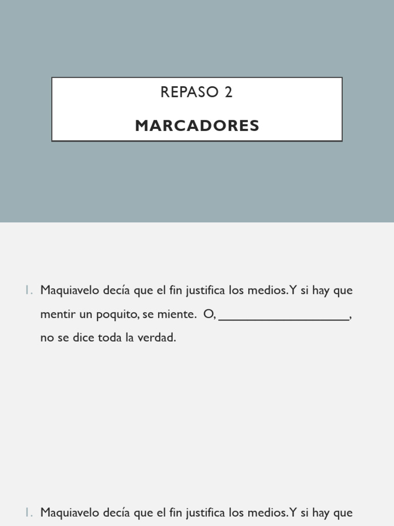 4 - REPASO - Conectores | PDF