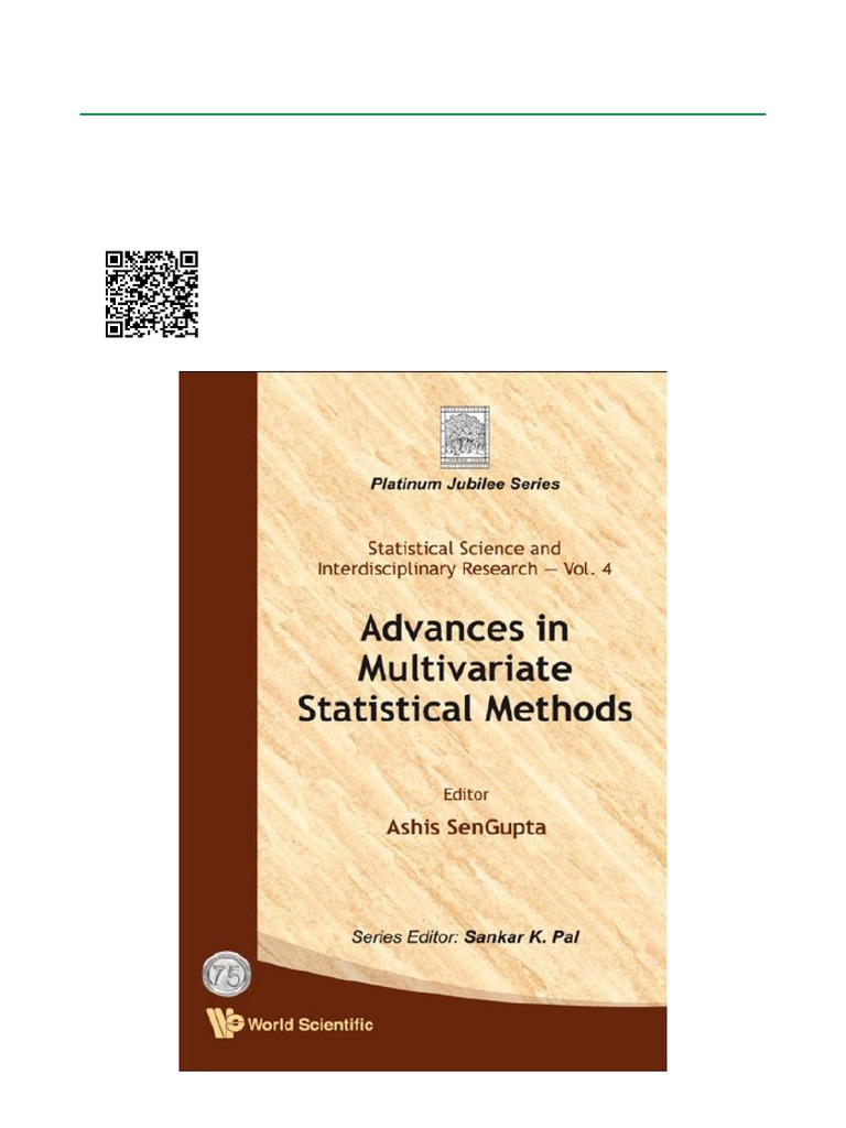 Advances In Multivariate Statistical Methods ISBN 9789812838230, 9812838236 Open Access Download ...