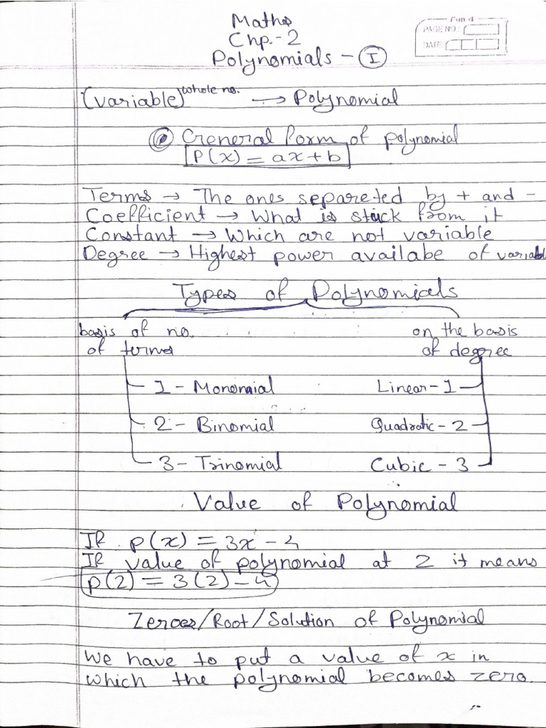 Polynomials | PDF
