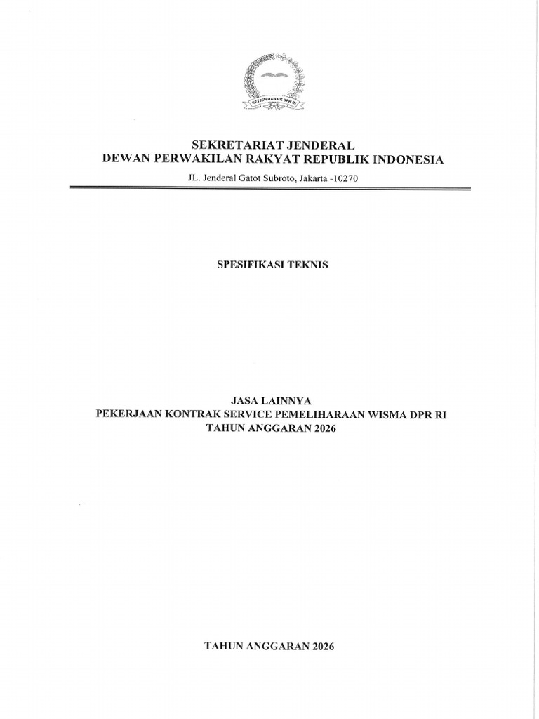 Spesifikasi Teknis Wisma Kopo | PDF