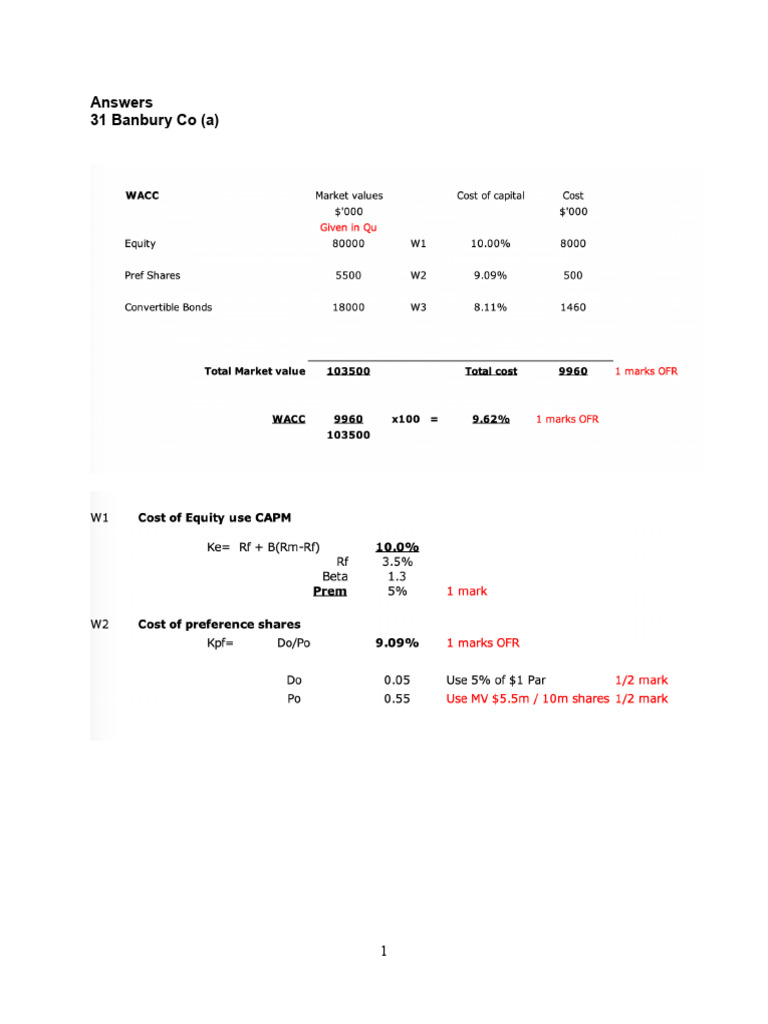 FM Pre-December 2025 Mock Exam | PDF