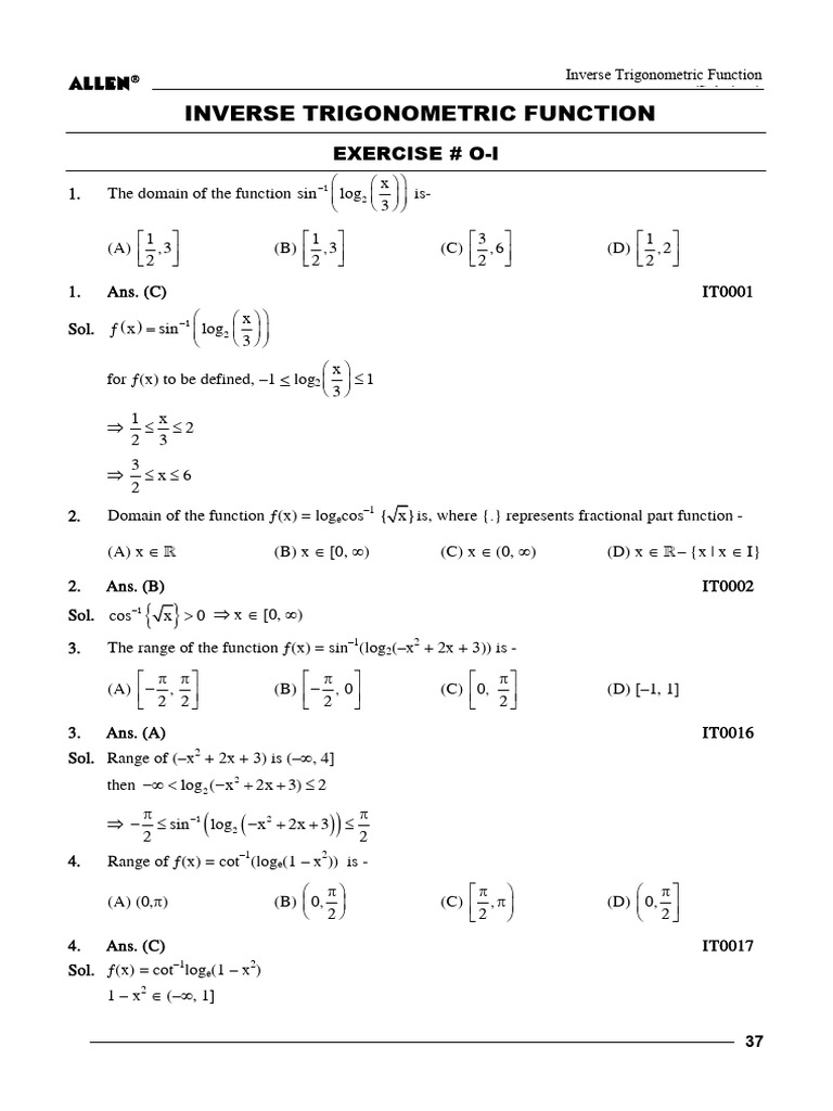 02_Inverse (E+S) (1) | PDF | Function (Mathematics) | Combinatorics