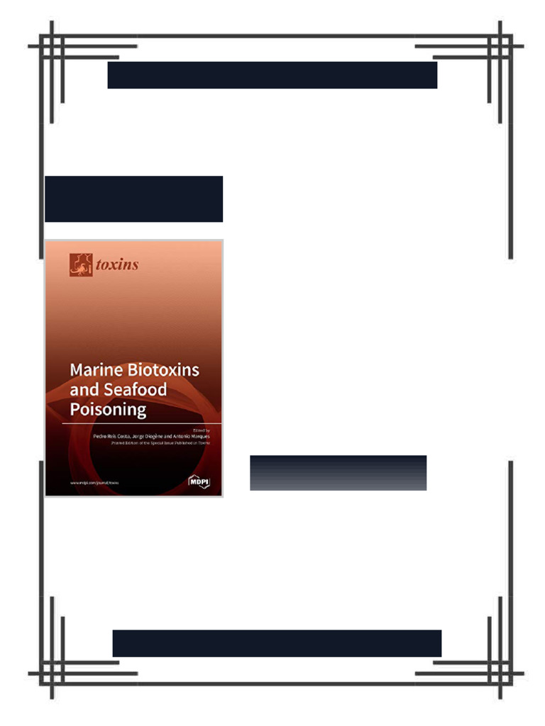 Marine Biotoxins and Seafood Poisoning Pedro Reis Costa Editor Jorge ...