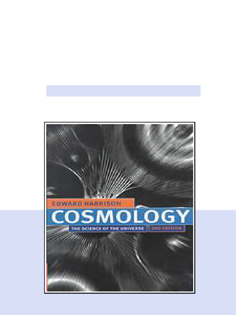 Cosmology The Science Of The Universe Second Edition 8th Printing ...