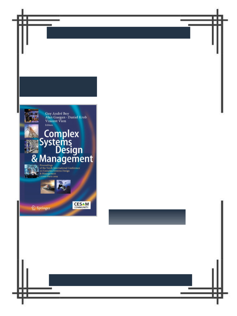 Complex Systems Design amp Management Proceedings of the Tenth ...